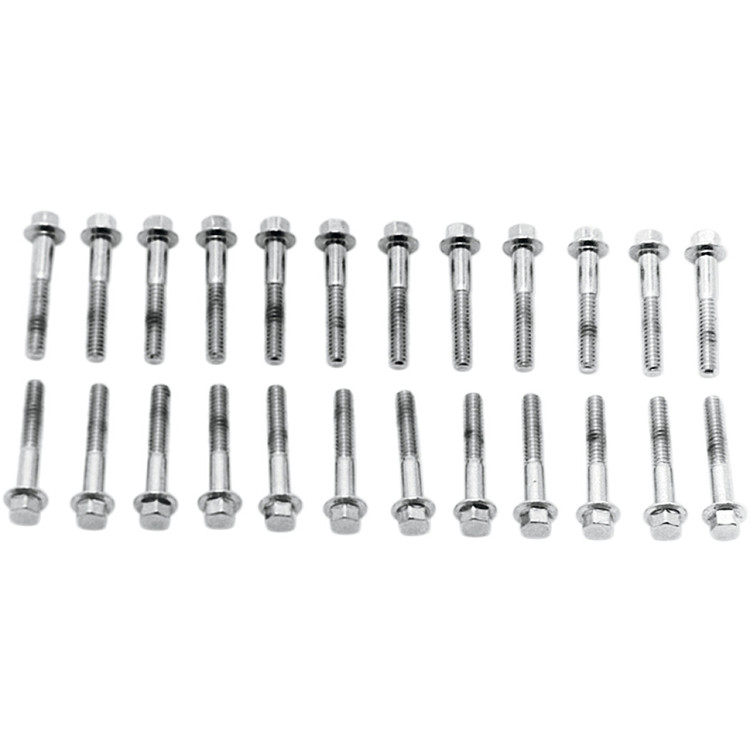 Colony 8732-24 Chrome Aluminum Valve Cover Screw Kit fits '48-'65 ...