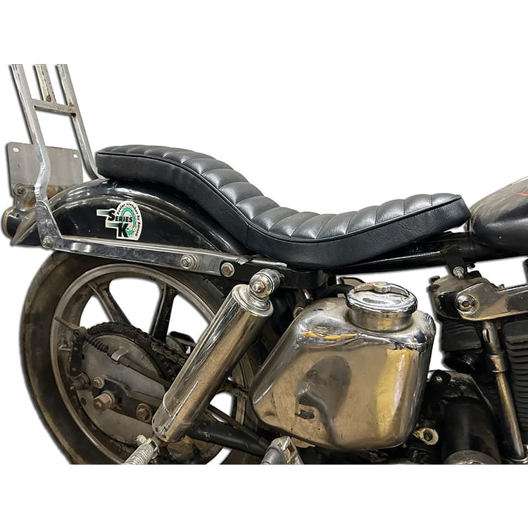 V-Twin Corbin Gentry Banana Black Seat fits '57-'78 Sportster Model