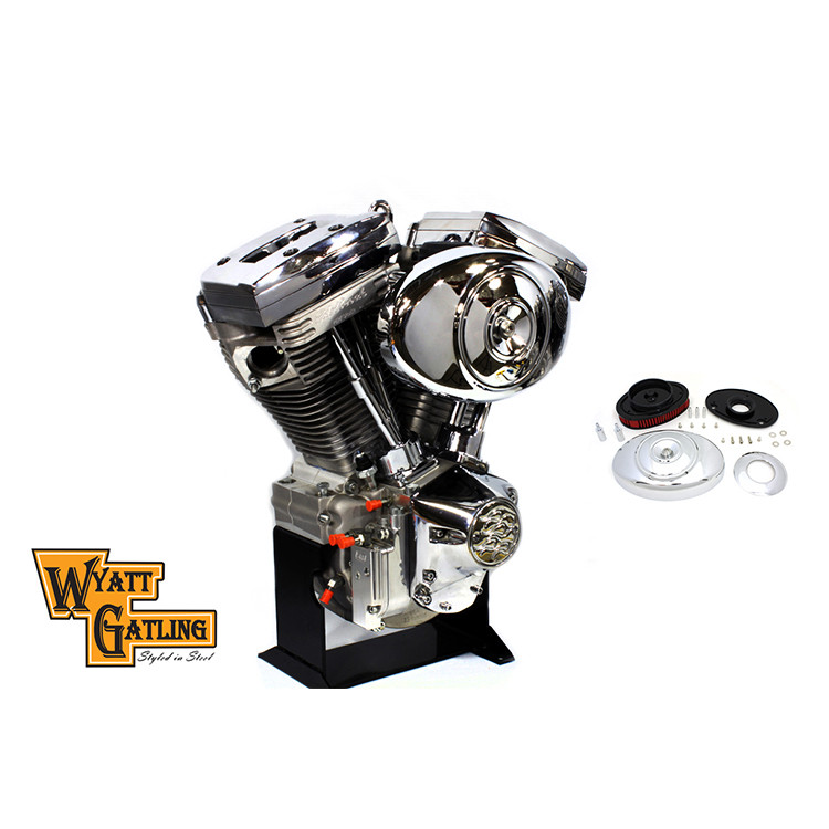 Wyatt Gatling Air Cleaner Kit fits '99-'07 FLH/FXST/FLST Models
