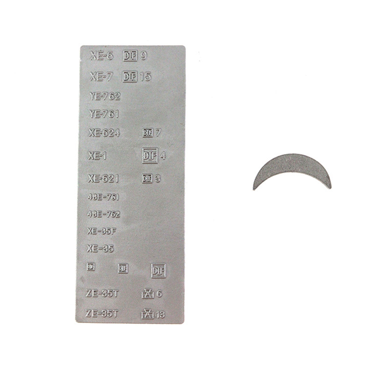 V-Twin Forging Number Plate with Neck Extension Set fits '47 FL/EL Models