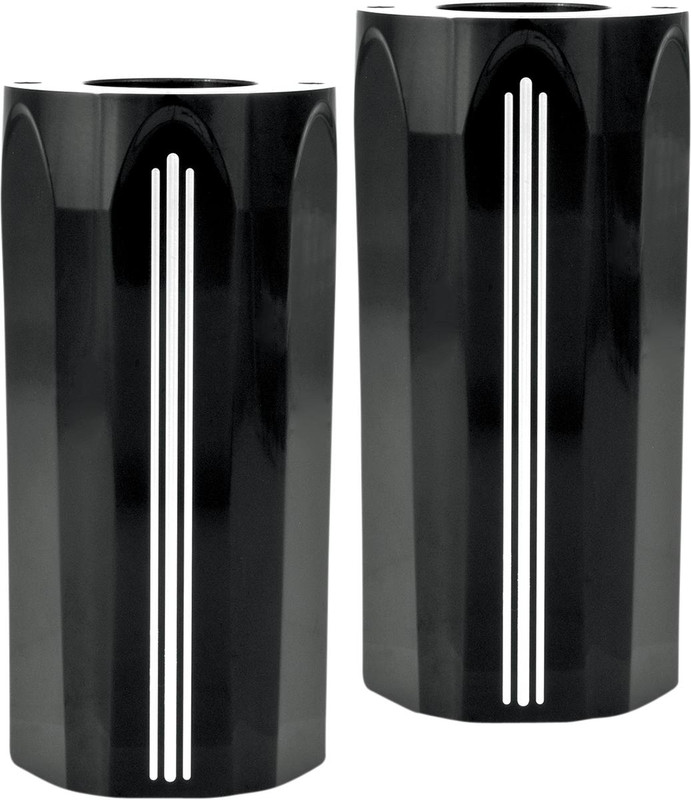 Performance Machine (Pm) - 0208-2045-BM - Fork Slider Covers - Contrast ...