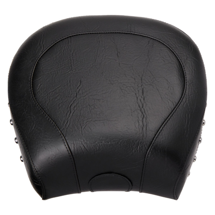 Mustang Black Studded Wide Rear Seat fits '07-'15 FLSTC, '00-'07 FLSTS ...