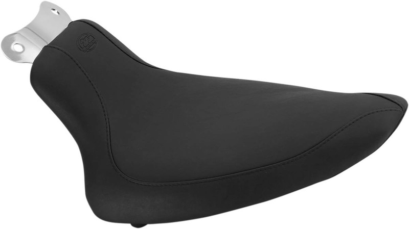 Mustang Black Runaround Solo Seat fits '07-'15 FLSTC/ FLSTN, '00-'07 ...