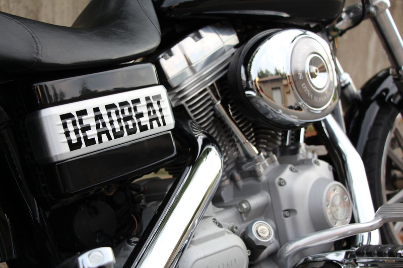 Deadbeat Customs - Deadbeat Vinyl Decal - Black