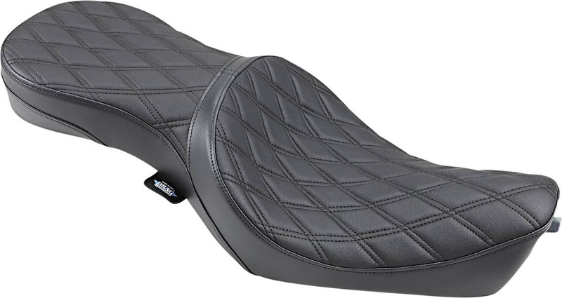 Drag Specialties Seats - Double Bucket Seat - Double Diamond Stitch ...
