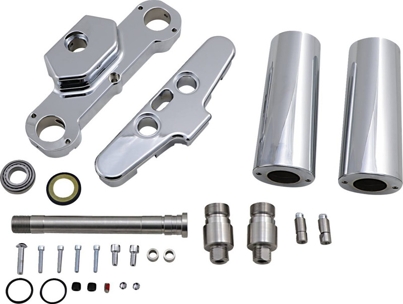 Hawg Halters - 41FBCR6 - Triple Tree Kit - 26" - Chrome - '00-'17
