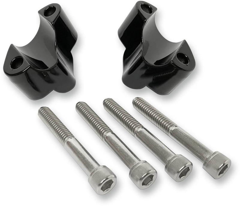 La Choppers - LA-7433-01B - Handlebar Riser Extensions - 1" - Forty ...