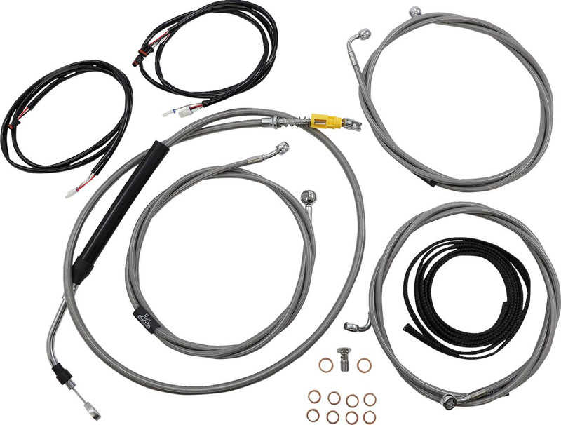 La Choppers - LA-8056KT3-19 - Complete Plug-and-Play Cable Kit - 18 ...