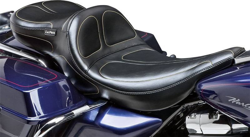 Le Pera - LH-957RKDL - Maverick Daddy Long Legs Seat - Black - Stitched ...