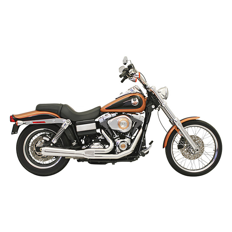 Bassani Exhaust Road Rage 2-into-1 Exhaust Systems Chrome, Short ...