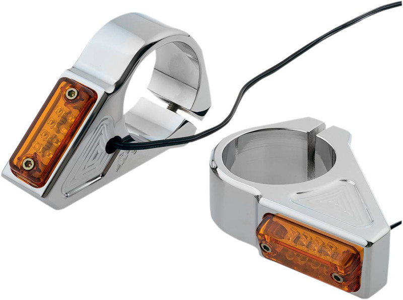 Joker Machine - 05-301-3 - LED Turn Signals - 41 mm - Chrome