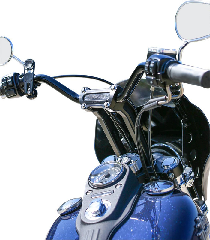 Thrashin Supply Co. - TSC-9525-1 - Handlebar Risers - Pull Back - 9-1/2 ...