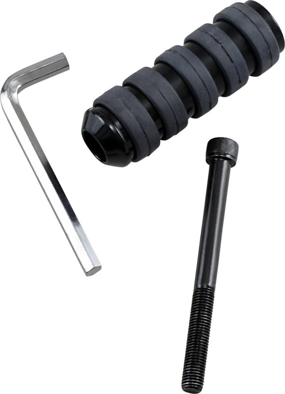 Drag Specialties - 16030351 - Soft-Ride Shift Peg - Extended - Black