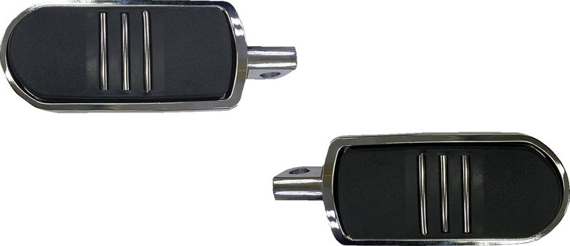 Drag Specialties - 16202479 - Sweeper Foot Pegs - Chrome - FX