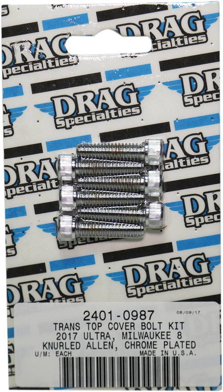 Drag Specialties - 24010987 - Bolt Kit - Transmission Top - Chrome ...