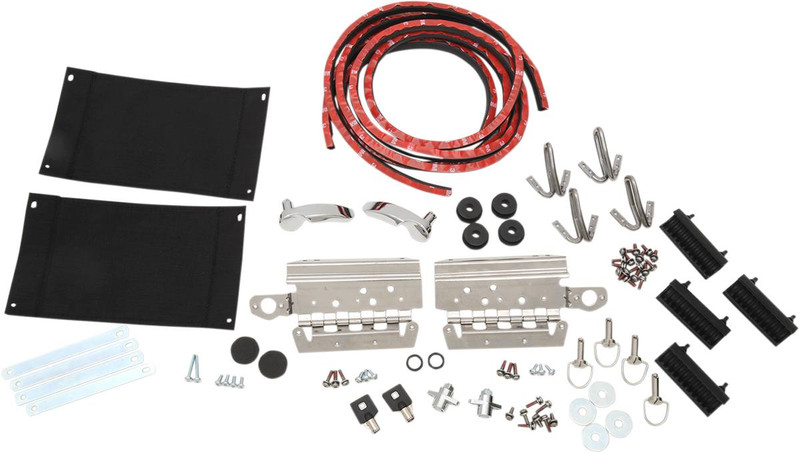 Drag Specialties - 35011152 - Saddlebag Lid Complete Hardware Kit - FL ...