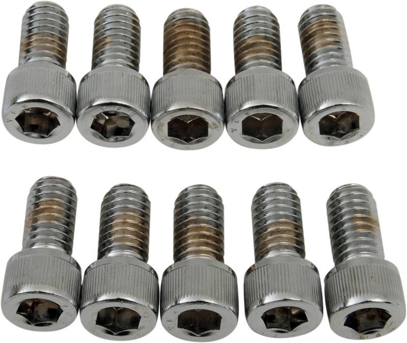 Drag Specialties - DS190543 - Bolts - Socket-Head - Knurled - 5/16-18 x ...