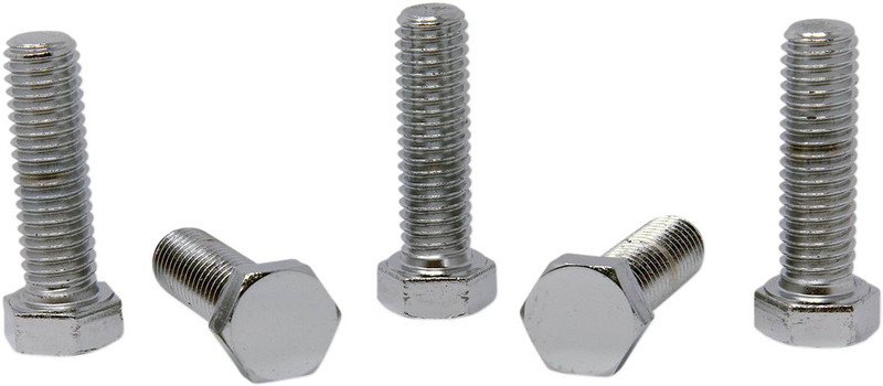 Drag Specialties - DS192337 - Bolts - Hex-Head - Chrome - 7/16"-14 x 1-1/2"