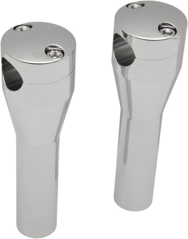 Drag Specialties - DS290222 - Handlebar Riser Sockets - Bolt Top - 6"