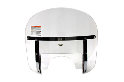 V-Twin - 51-0300 - Chopped Heavy Duty Windshield Clear Tint