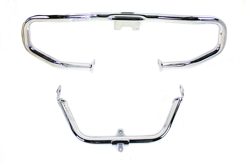 V-Twin - 51-1072 - Chrome Chopped Front Engine Guard