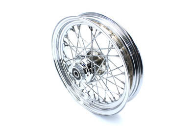 V-Twin - 52-2006 - 16 inch x 3.00 inch Replica Front Spoke Wheel