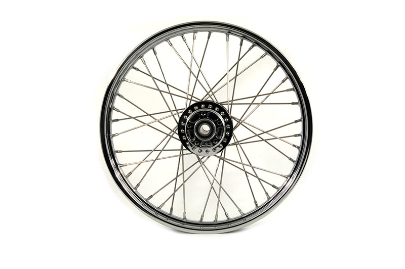 V-Twin - 52-2028 - 21 inch x 2.15 inch Replica Front Spoke Wheel