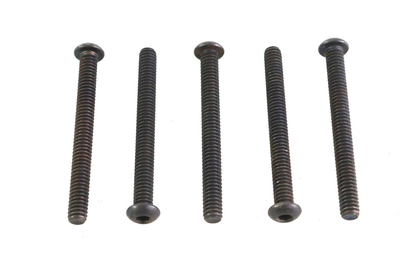 V-Twin - 73-0180 - Allen Button Head Screws Black 1/4-20 X 2-1/2 inch