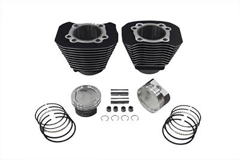 V-Twin - 11-0337 - 1200cc Cylinder and Piston Conversion Kit Black
