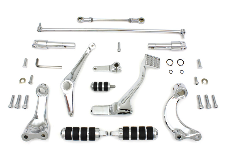 V-Twin - 22-0900 - Chrome Forward Control Kit