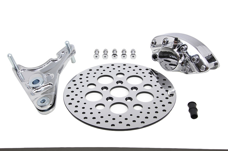 V-Twin - 23-1109 - Rear Brake Caliper Kit and 11-1/2 inch Disc