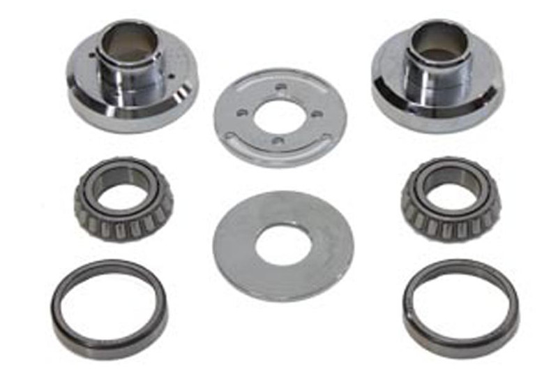 V-Twin - 24-0296 - Chrome Fork Stop Neck Cup Kit