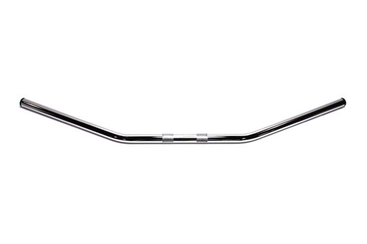V-Twin - 25-0425 - Chrome Drag Handlebar with Indents