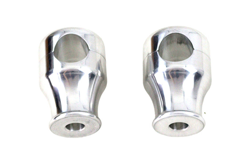 V-Twin - 25-0895 - 2 inch Glide Riser Set Polished