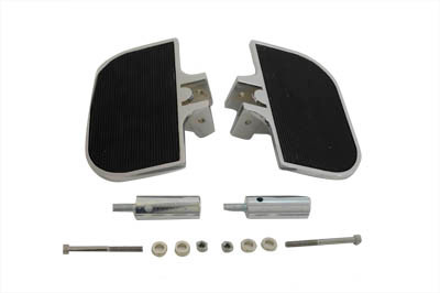 V-Twin - 27-0909 - Passenger Mini Footboard Set Rubber Style