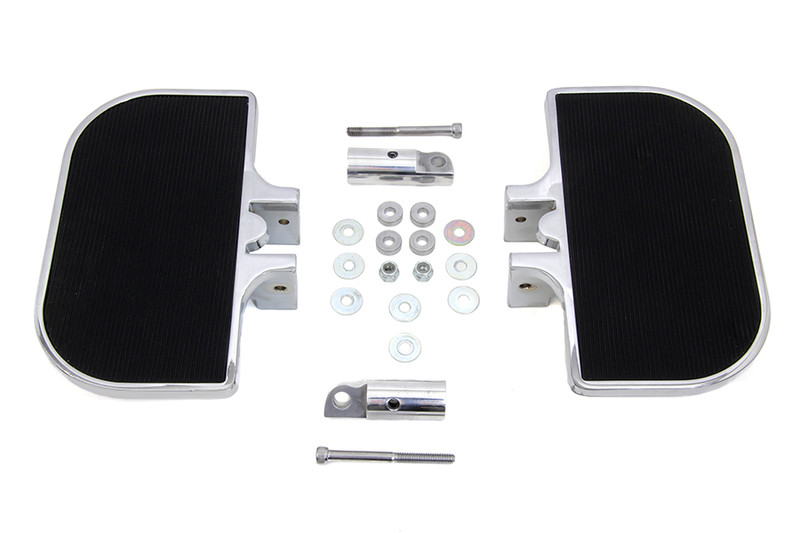 V-Twin - 27-0917 - Passenger Mini Footboard Set Rubber Style