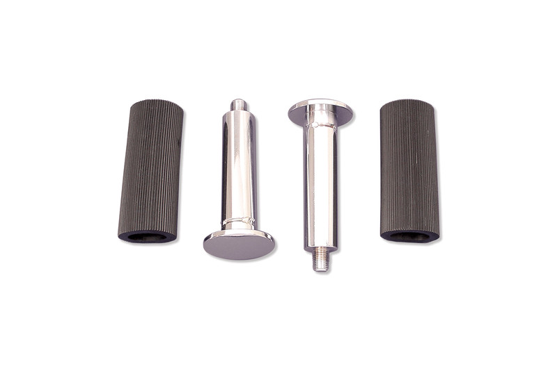 V-Twin - 27-1680 - Rear Buddy Seat Footpeg Set Chrome