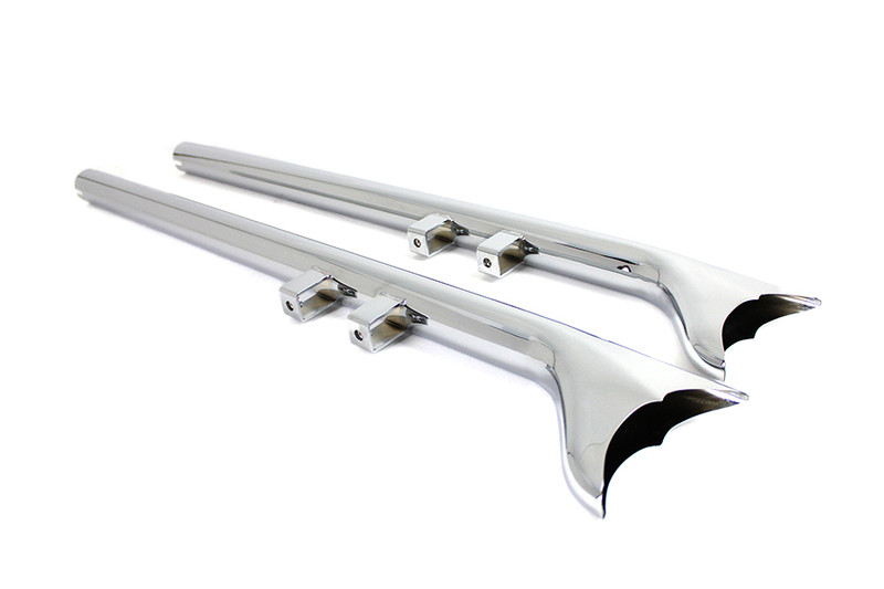 V-Twin - 30-0457 - Wyatt Gatling 36 inch Straight Fishtail Set