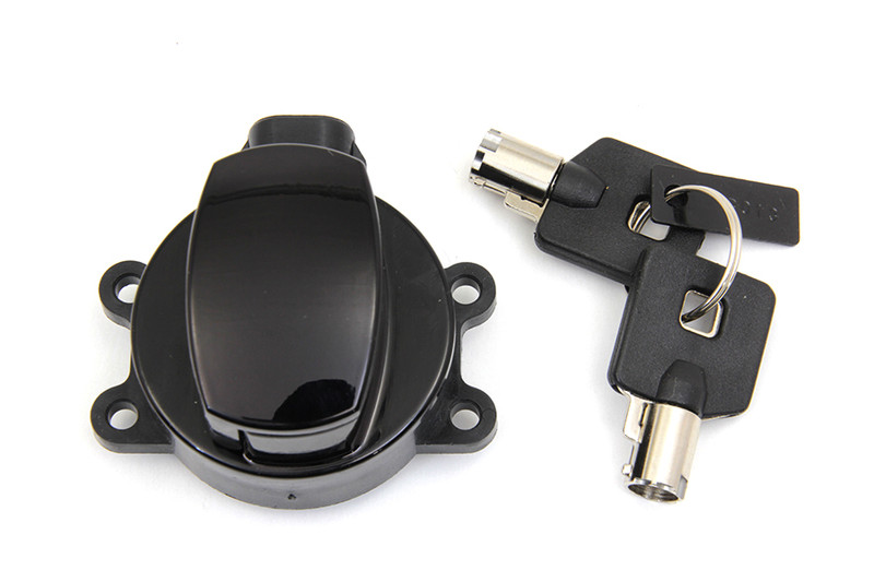 V-Twin - 32-1697 - Ignition Key Switch Gloss Black