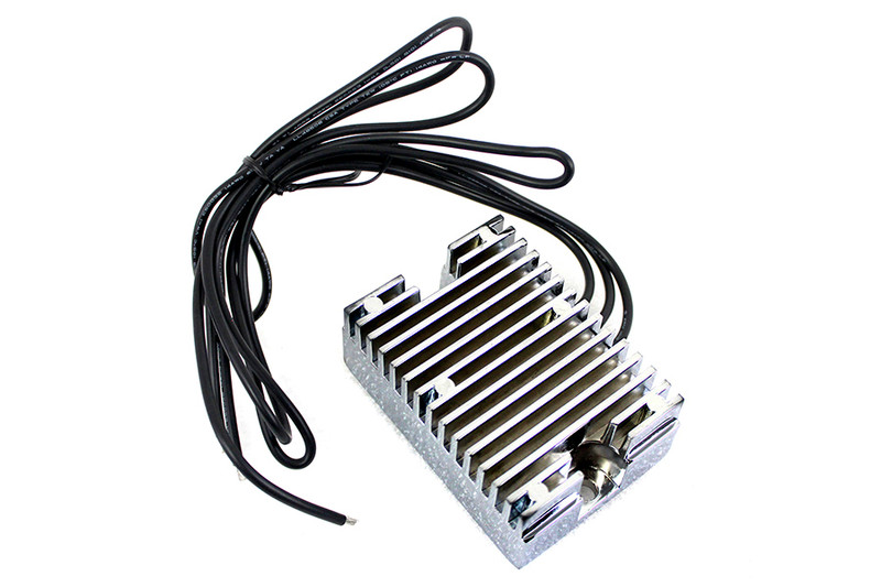 V-Twin - 32-1774 - 12 Volt Electronic Regulator Chrome