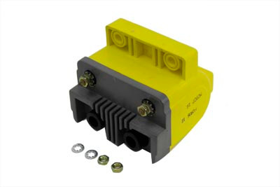 V-Twin - 32-7771 - Yellow Super Coil for Points Ignition