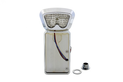 V-Twin - 33-0394 - Chrome Vertical Noid Style Tail Lamp Kit