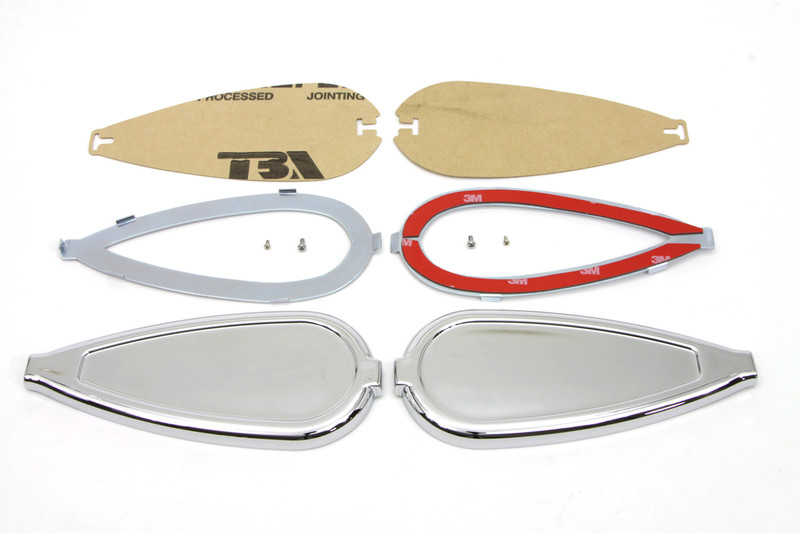 V-Twin - 38-0946 - Teardrop Gas Tank Emblem Kit