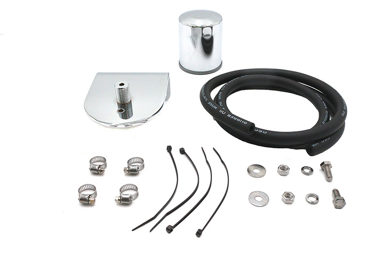 V-Twin - 40-0096 - Pura Flow Oil Filter Kit Chrome