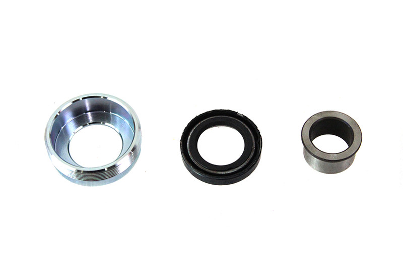 V-Twin - 44-0408 - Zinc Wheel Hub Bearing Lock Nut Seal Kit