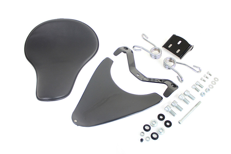 V-Twin - 47-1817 - Spring Mount Bates Smooth Solo Seat Kit
