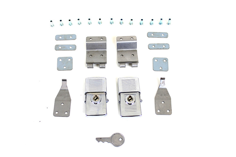 V-Twin - 49-0612 - 1964-1968 FL Saddlebag Lock Kit