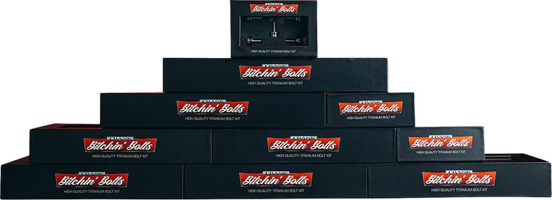 TRASK - 24011795 - Bitchin' Bolts Hardware Kit - Titanium - M8 ...