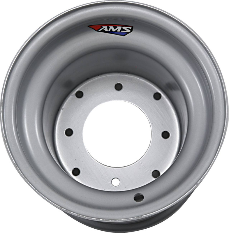 Ams - 02310006 - Steel Wheel - Rear - Chrome - 9x9 - 4/130-4/150 - 3+6