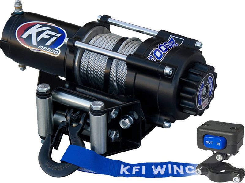 Kfi Products - 45050927 - A2500-R2 ATV Winch - 2500 lb - Steel Cable
